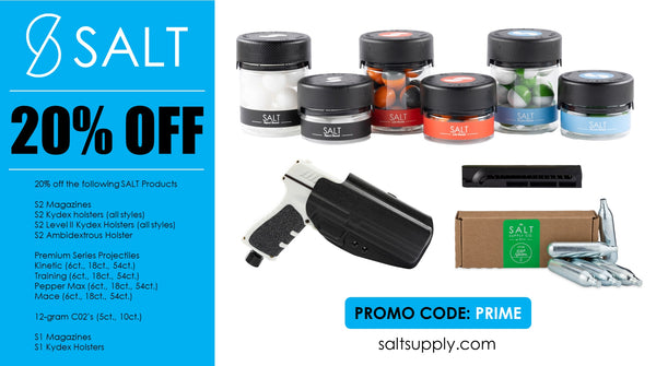 Salt Supply Co. | Pepper Spray Gun for Home Defense